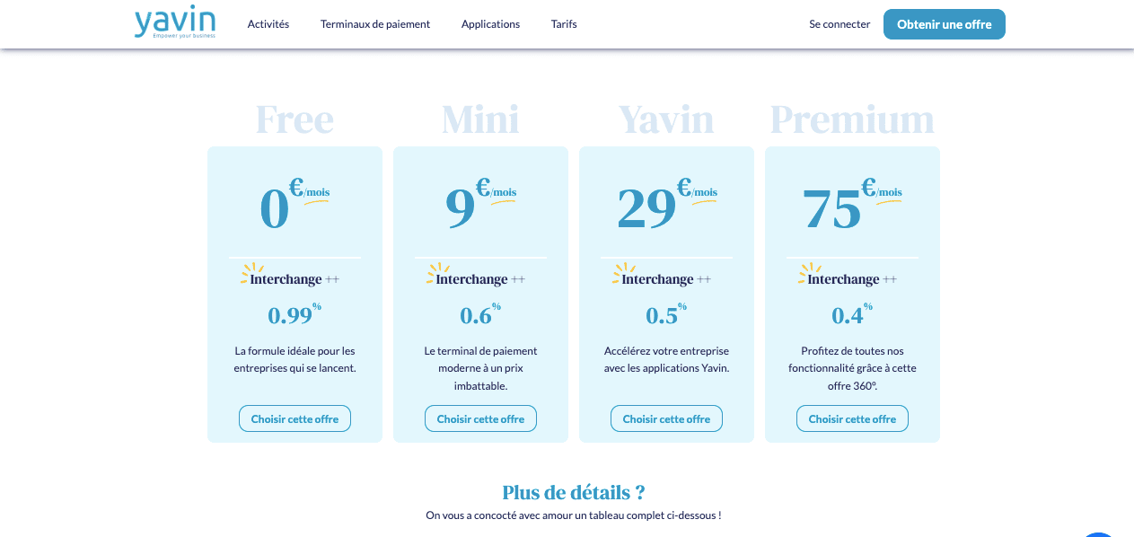 Avis Yavin : le test complet du Terminal de Paiement