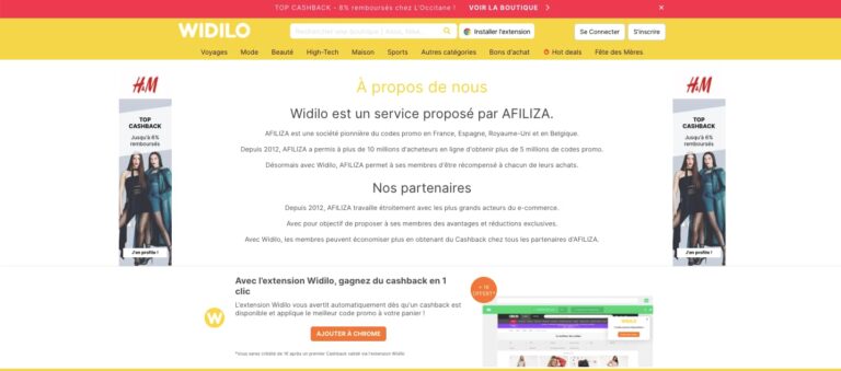 Widilo Avis : À Lire avant d’utiliser le Cashback