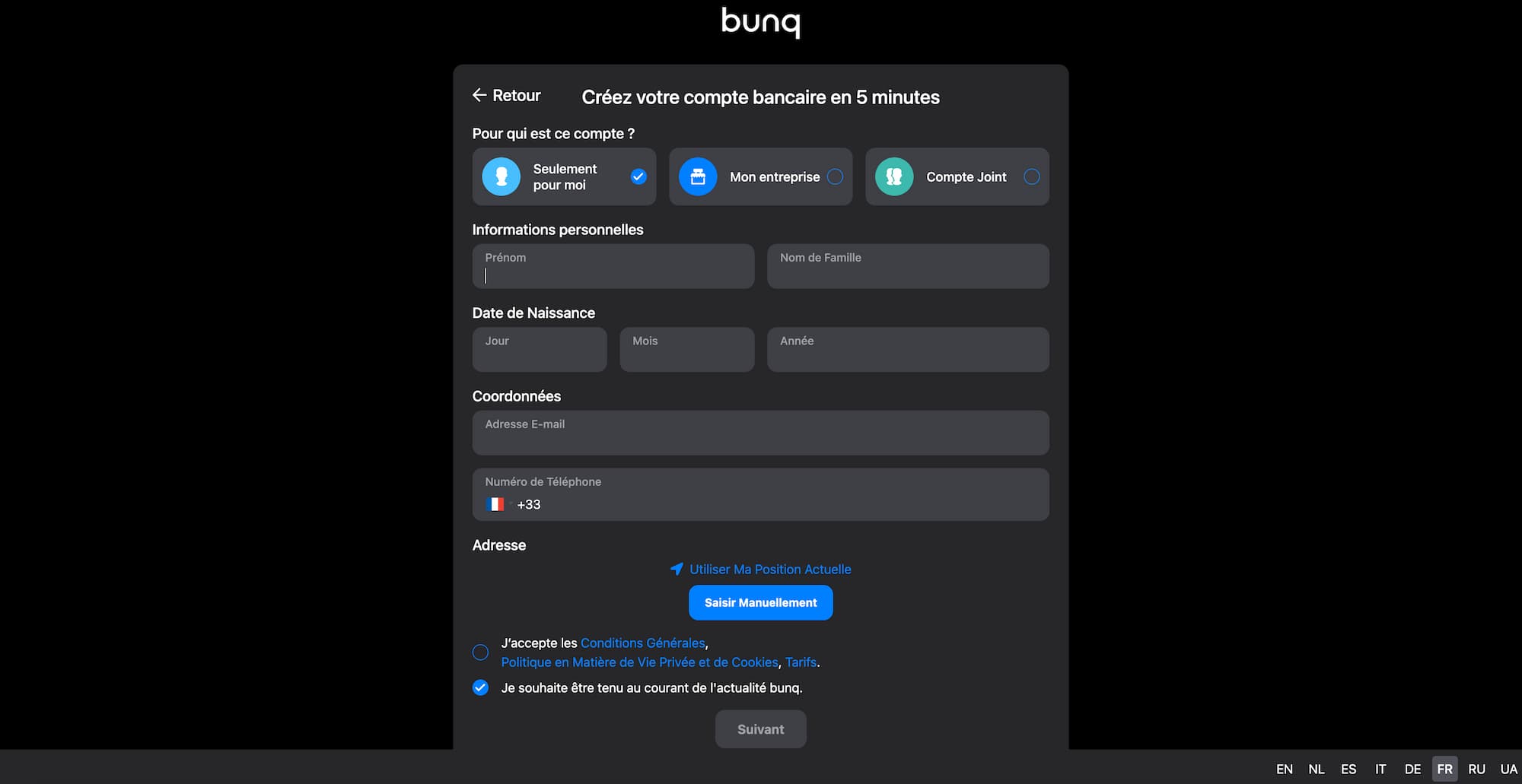 Ouvrir un Compte bunq en 2026 : 30 Jours Offerts